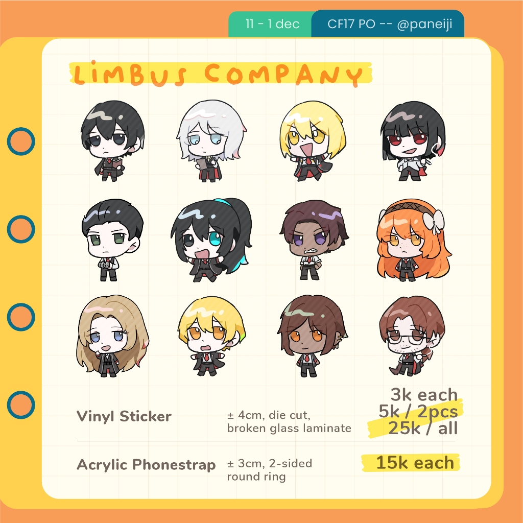 Jual Limbus Company Phonestrap Fanmerch | Shopee Indonesia