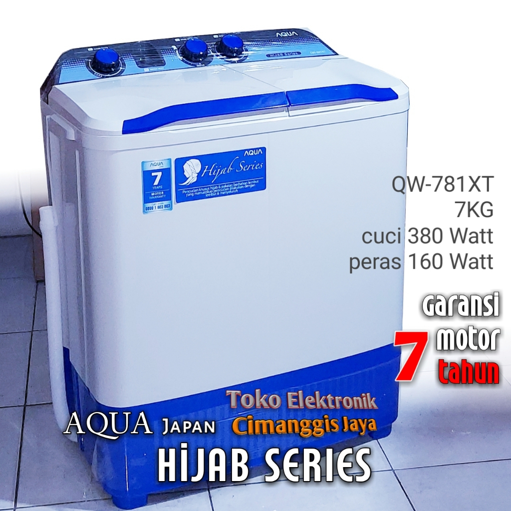 Jual mesin cuci Aqua 2 tabung 7 kg 8 kg 9 kg 10 kg 12 kg | Shopee Indonesia