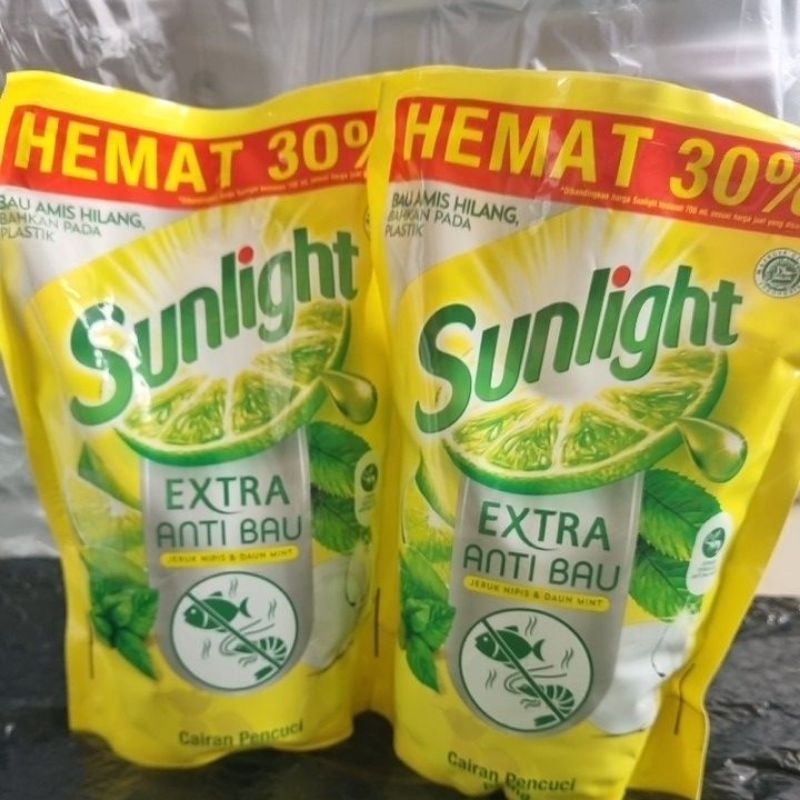 Jual Sunlight Jeruk Nipis & Daun Mint 650ml / Sunlight Anti Bau 650ml ...