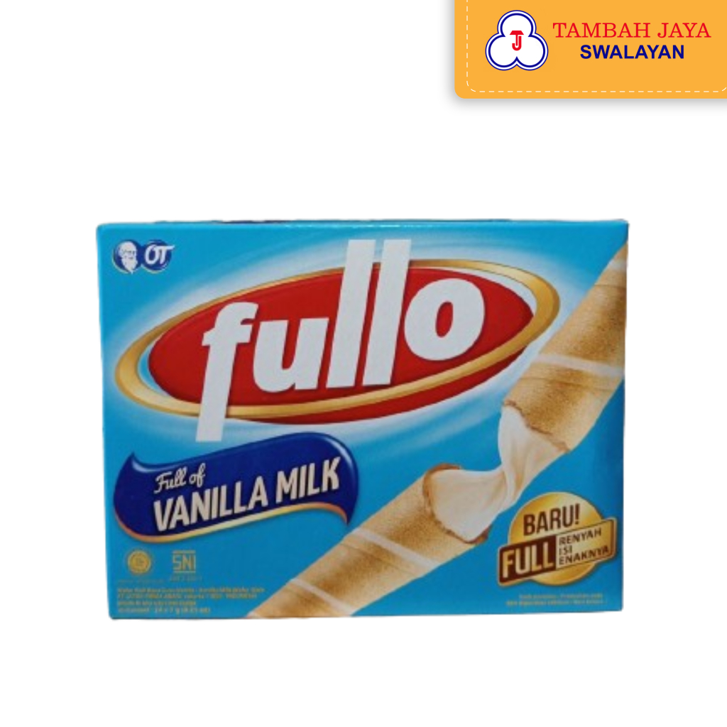 Jual Fullo Wafer Roll Rasa Susu Vanila Box 24x7gr | Shopee Indonesia