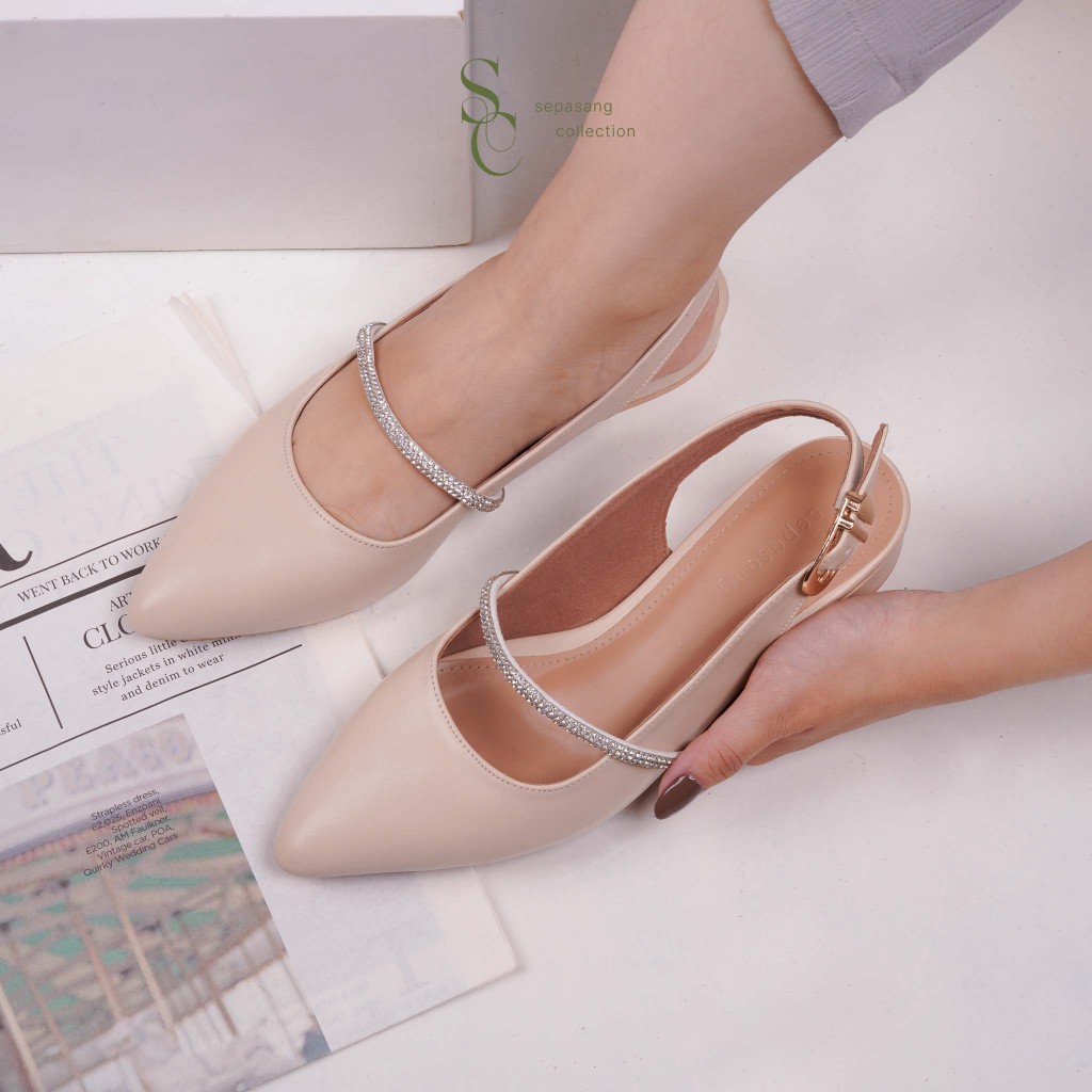 Jual Sepasang Collection Sopia Mules Wanita Heels Hak 3 Cm | Shopee ...