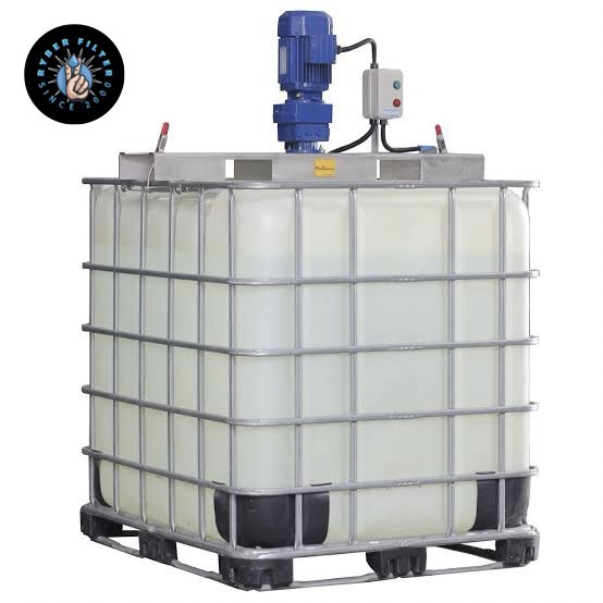 Jual IBC TANK + Agitator Mixer Kimia 0,37 KW / 1330 RPM 1 Phase ...