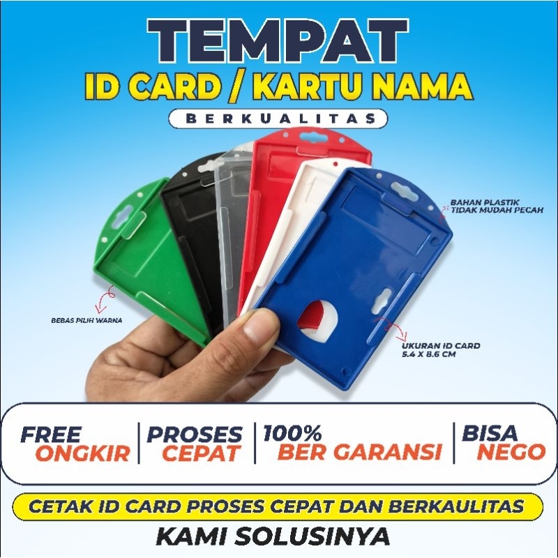 Jual Tempat Id Card Bahan Plastik | Shopee Indonesia
