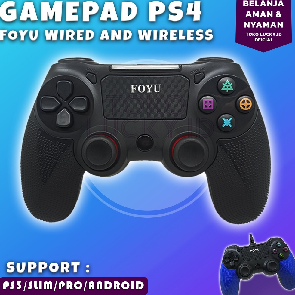 Jual Controller Stick P.S 4 Joystick PC Wireless Berkabel Foyu ...