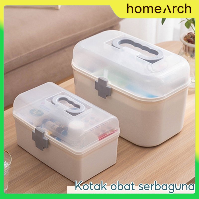 Jual Homearch 2024 Kotak Obat / Penyimpanan Serbaguna / Medicine box ...