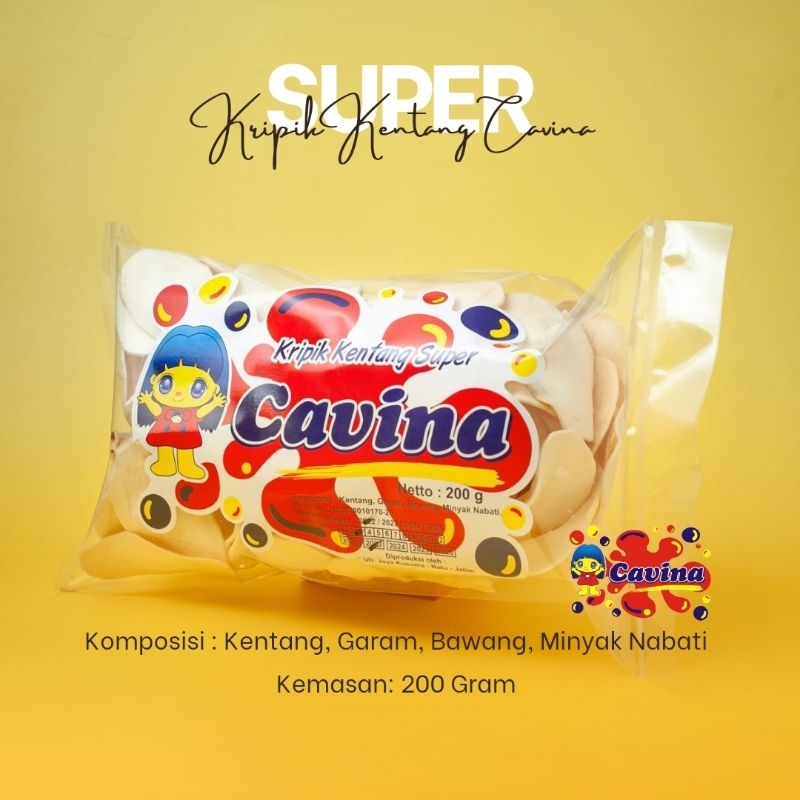 Jual Keripik Kentang Cavina Asli oleh-oleh khas kota batu malang ...