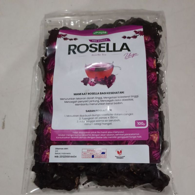 Jual Teh Bunga Rosela ungu 100 gr | Shopee Indonesia