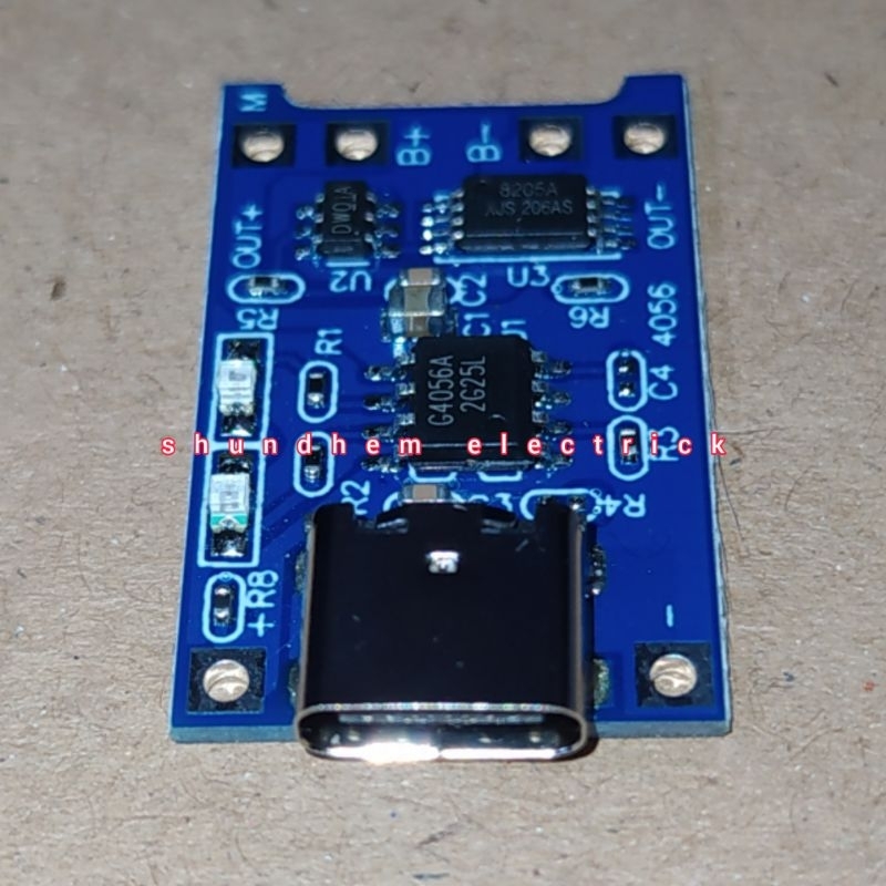 Jual Modul Cas TP4056 Proteksi TYPE C USB | Shopee Indonesia