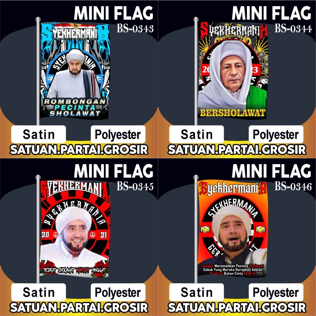 Jual Cetak CoStum Syekhermania/Bendera Syekhermania/Atribut Bendera ...