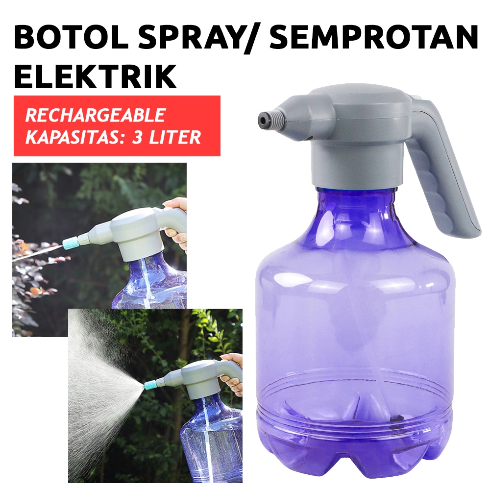 Jual 3 Liter Botol Spray Semprotan Air Tanaman Elektrik Spray ...