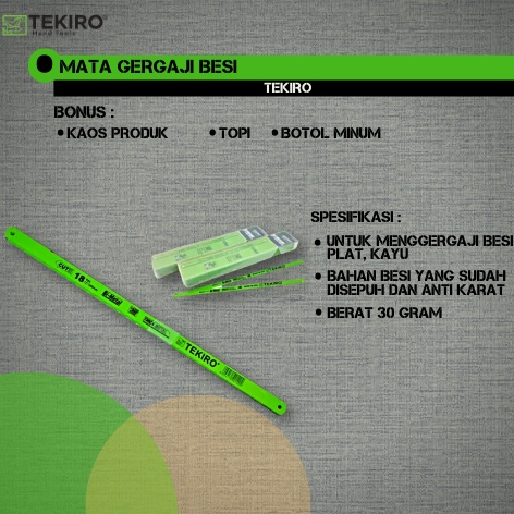 Jual Mata Gergaji Besi Tekiro Original Mata Gergaji Tangan Besi Graji ...