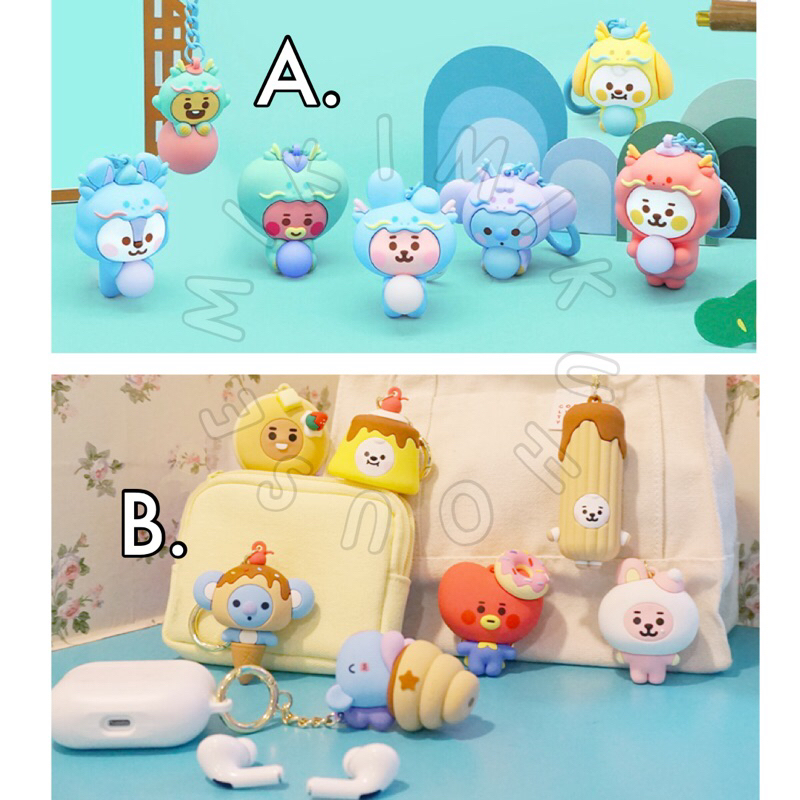 Jual BT21 DRAGON FIGURE KEYRING & BT21SWEETIE KEYRING SWEET THINGS ...