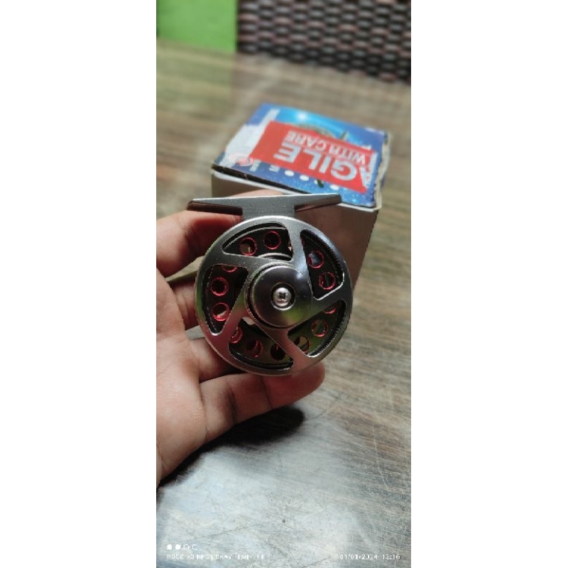 Jual reel tokos D60 kagawa dan fly line 2/3wt | Shopee Indonesia