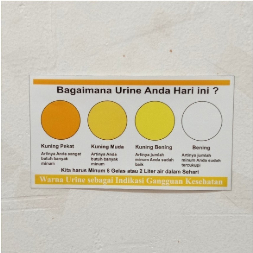 Jual STICKER SIGN URINE ANDA HARI INI? STICKER 20 x 15 CM RAMBU K3 ...