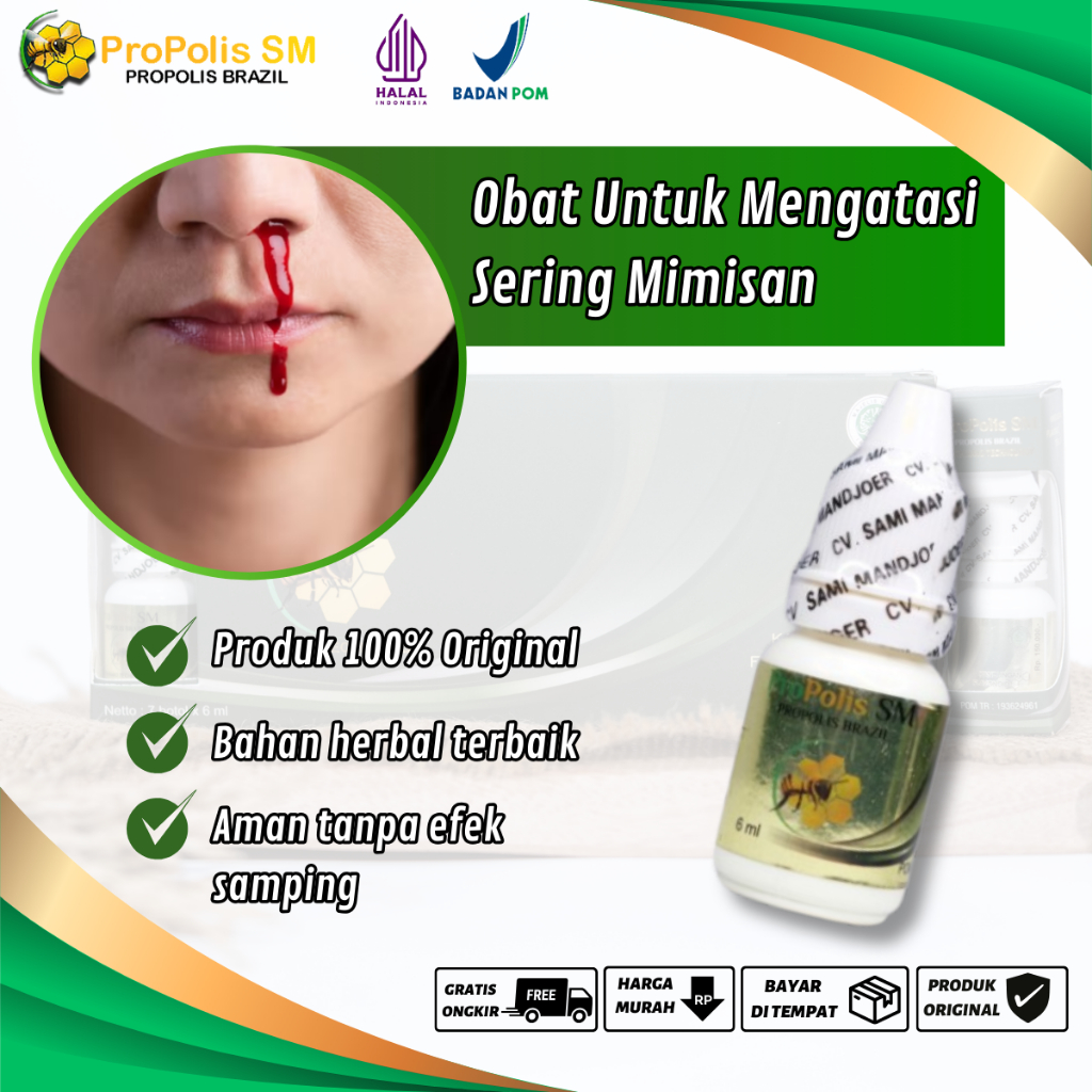 Jual ProPolis SM - Obat Sering Mimisan Dewasa, Hidung Berdarah, mimisan ... Jual ProPolis SM - Obat Sering Mimisan Dewasa, Hidung Berdarah, mimisan ...