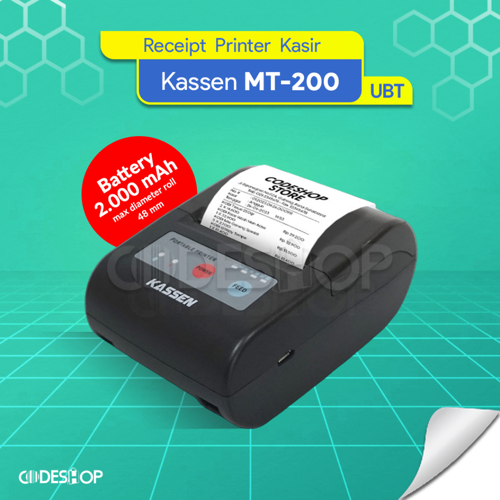 Jual PRINTER STRUK KASIR MERK KASSEN UK. 58 MM | MESIN CETAK BON ...