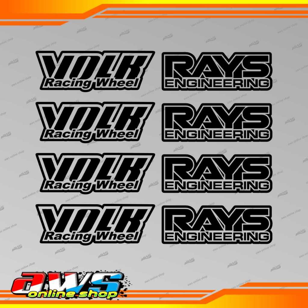 Jual Sticker Velg Volk Rays | Shopee Indonesia
