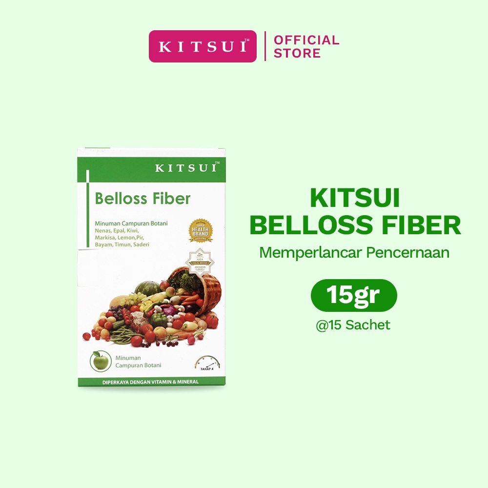 Jual KITSUI Belloss Fiber 15 Sachet x @15 gr | Shopee Indonesia