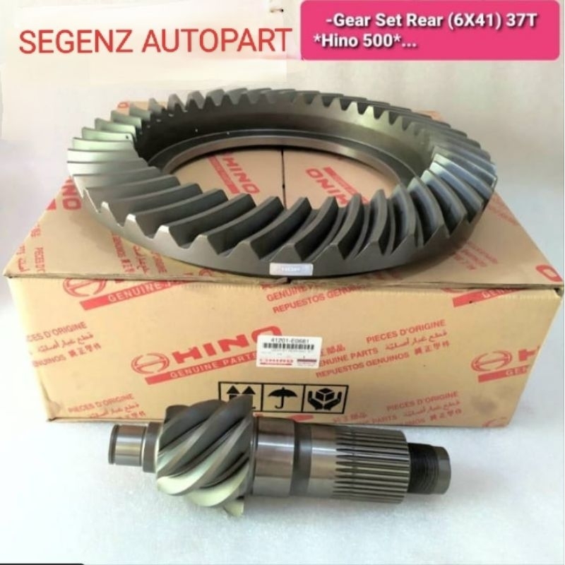 Jual Gear Set Gigi Garden Crown Wheel Belakang Hino 500 6x41 (37T ...