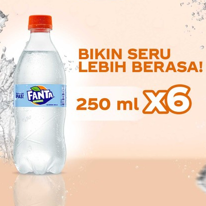 Jual Fanta Minuman Air Bersoda Soda Water 250ml x 6Btl | Shopee Indonesia