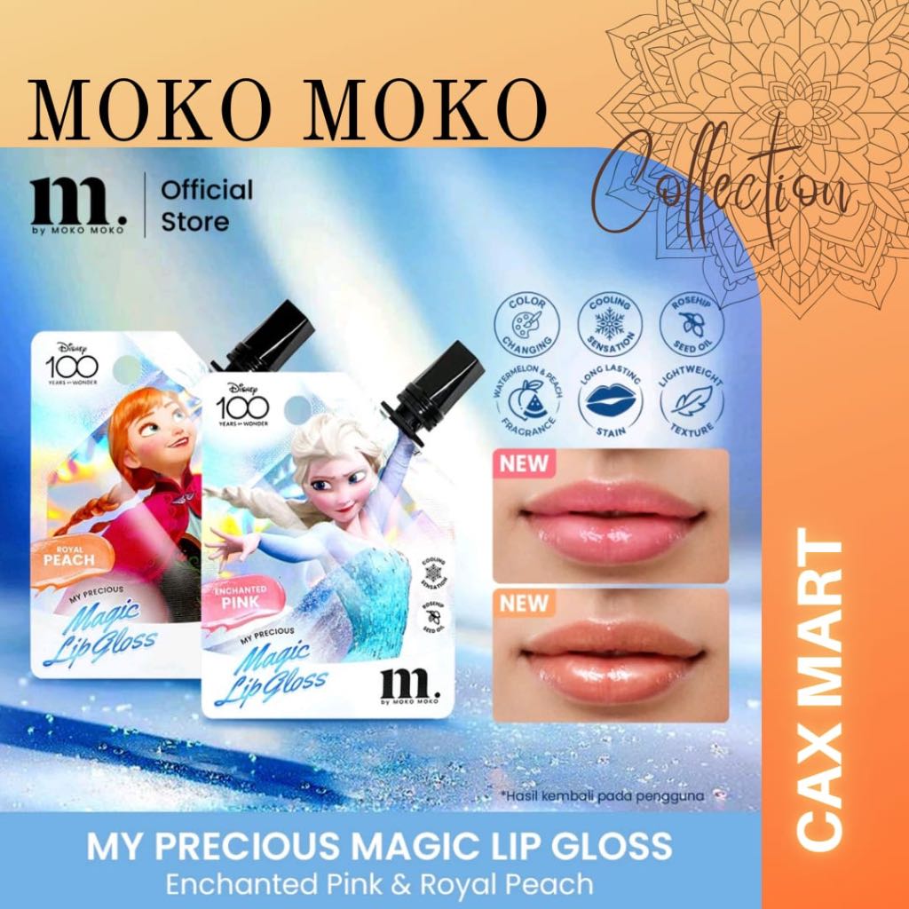 Jual MOKO MOKO x Disney 100 My Precious Magic Lip Gloss | Shopee Indonesia