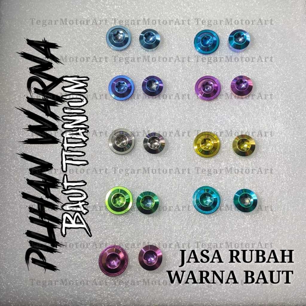 Jual Jasa Merubah Warna Baut Titanium | Shopee Indonesia