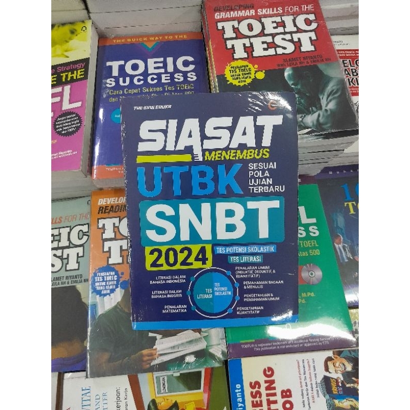 Jual BUKU SIASAT MENEMBUS UTBK SNBT 2024 SESUAI POLA UJIAN TERBARU | Shopee Indonesia