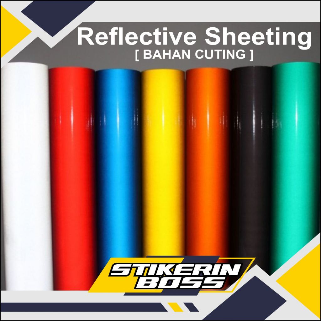 Jual Stiker Skotlet Reflektif memantulkan cahaya bahan cutting sticker ...