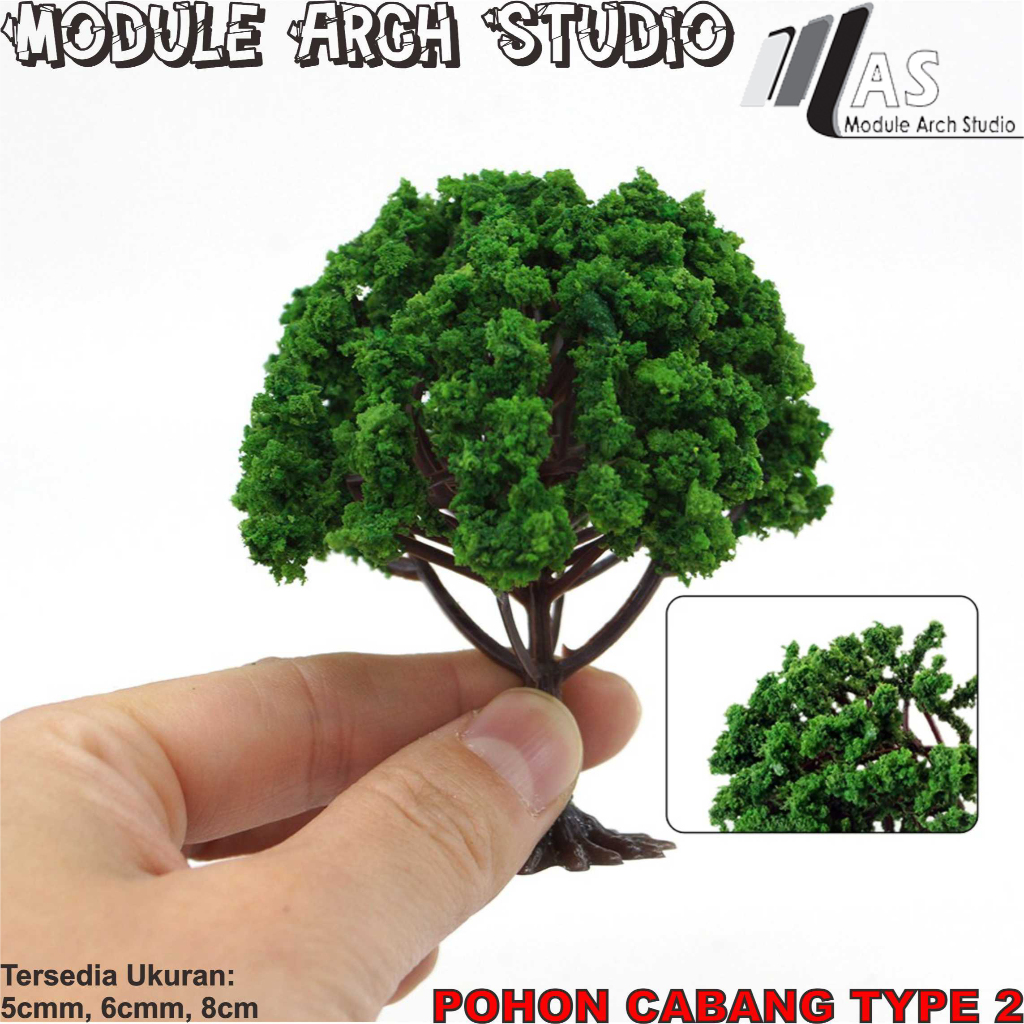 Jual Miniatur Pohon Cabang Type B (5cm - 8cm) - Maket Pohon Rindang ...