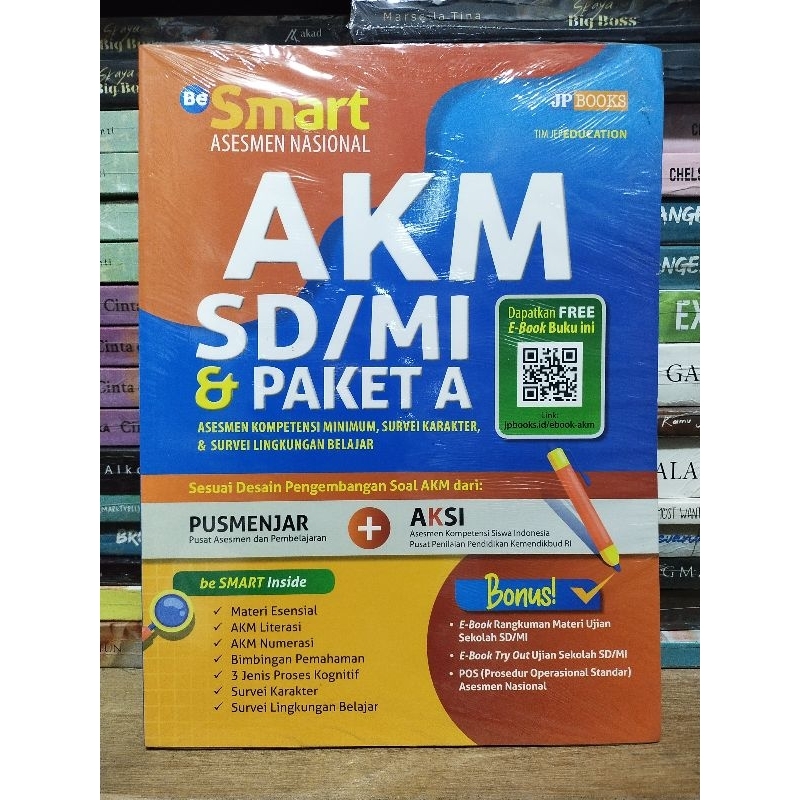 Jual Buku Be Smart ASESMEN NASIONAL AKM SD/MI & PAKET A | Shopee Indonesia