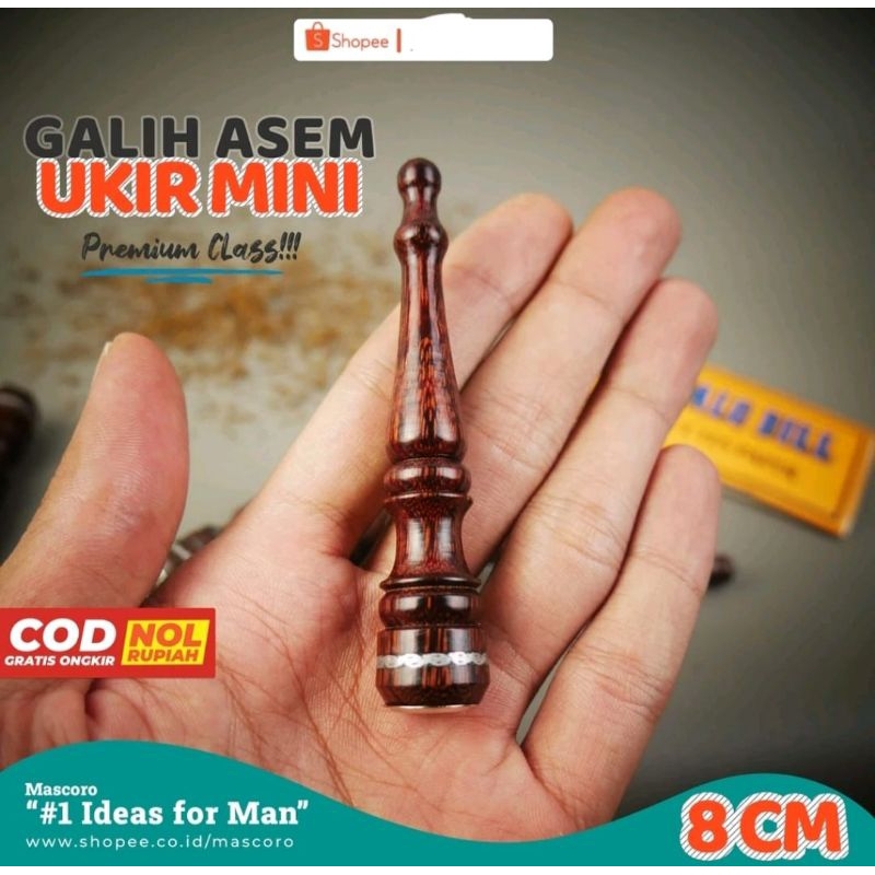 Jual once pipa roko kayu galih asem - cangklong rokok padudan premium ...