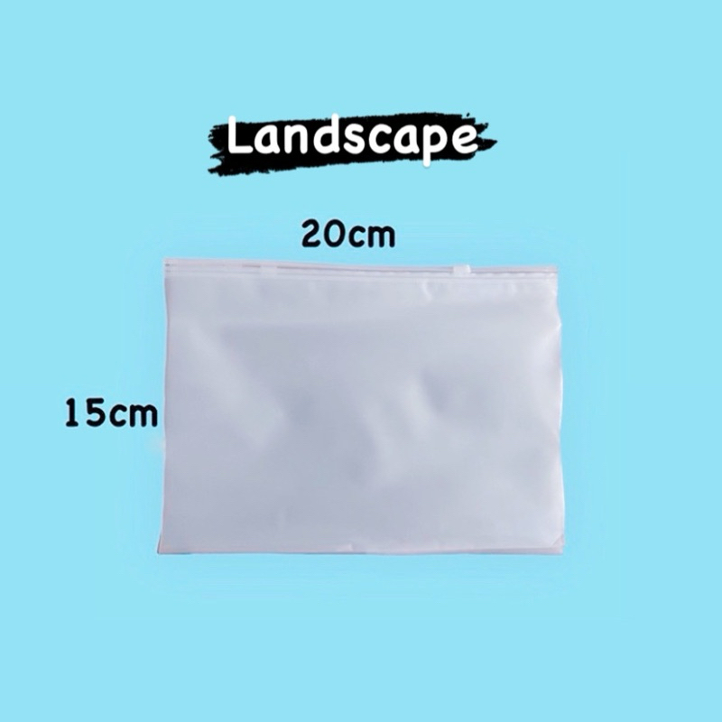 Jual PLASTIK ZIPPER POLOS / BAG TRAVEL POLOS ZIPLOCK LANDSCAPE dan ...