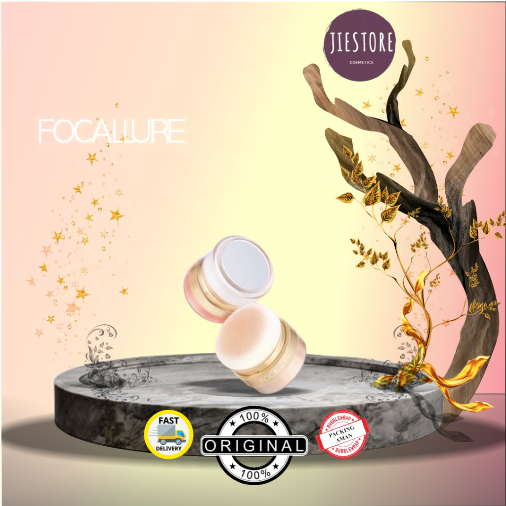 Jual FOCALLURE #AmberGold Oil-control Setting Powder & Blusher Powder FA259 | Shopee Indonesia