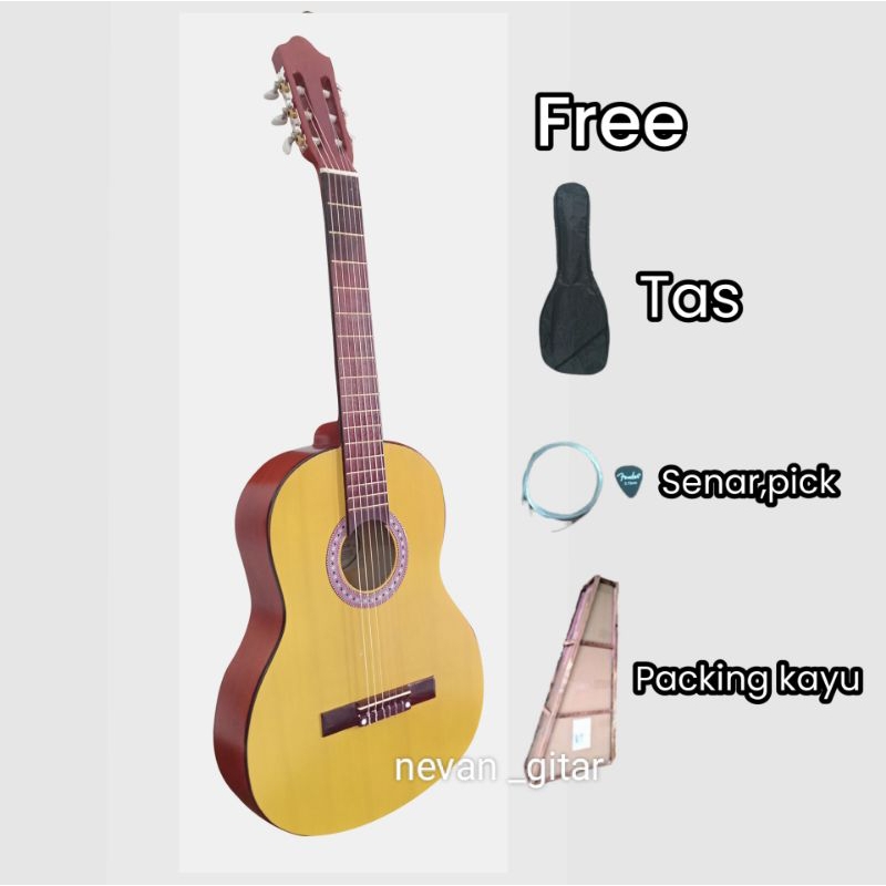 Jual Gitar akustik pemula TERMURAH( PACKING KAYU) | Shopee Indonesia