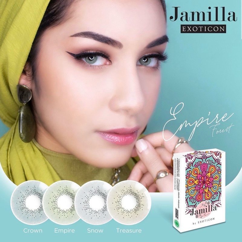 Jual Softlens X2 JAMILLA 14,5 MM Normal & Minus (-0,50 S/D -6,00) By X2 ...