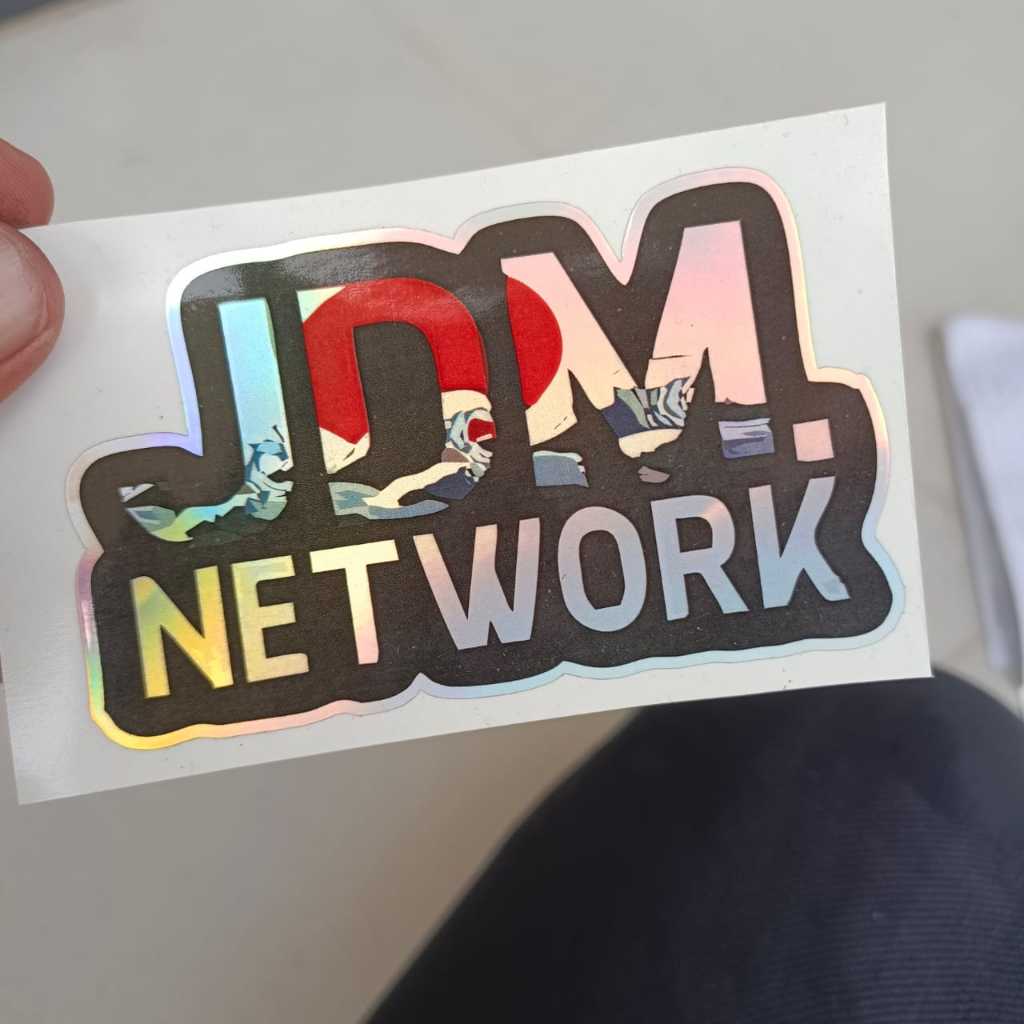 Jual sticker JDM custom hologram | Shopee Indonesia
