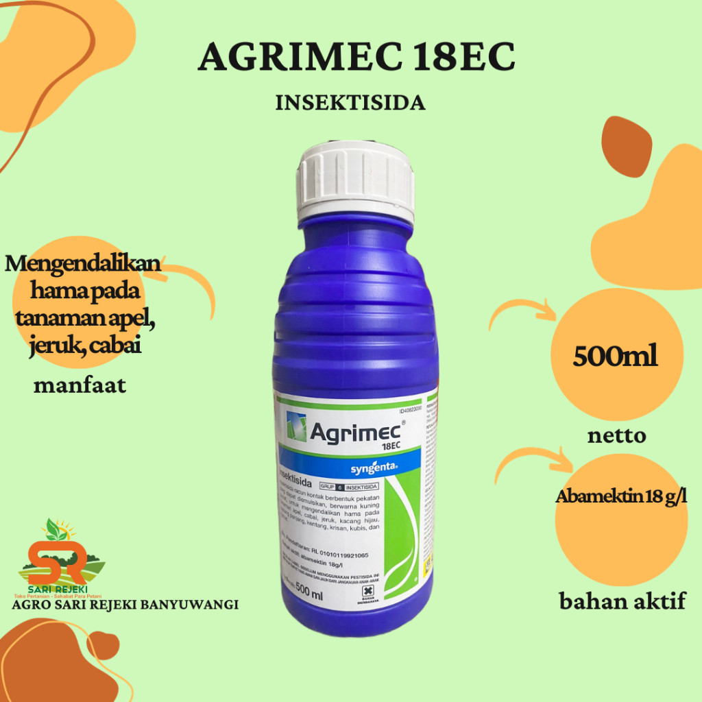 Jual AGRIMEC 18EC 500ML INSEKTISIDA | Shopee Indonesia