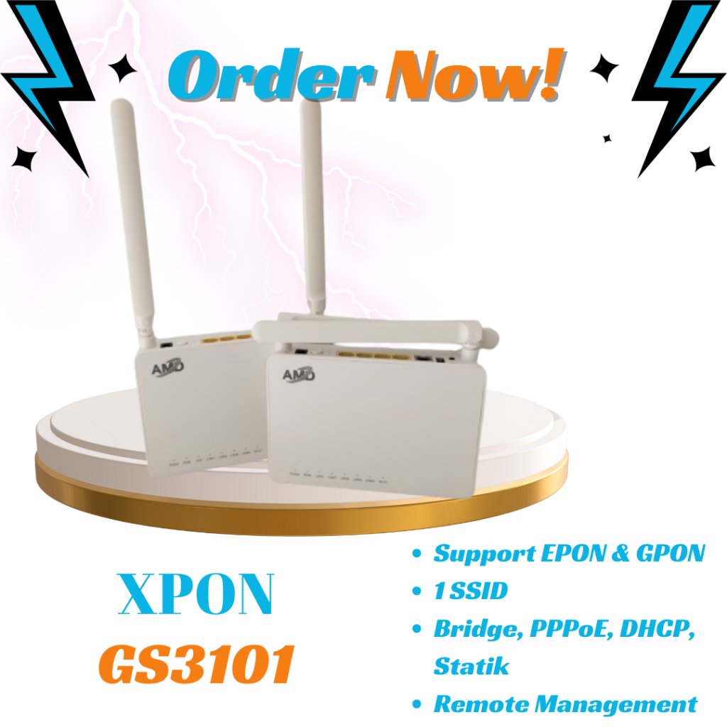 Jual XPON AMD GS3101 EPON GPON NON ADAPTOR | Shopee Indonesia