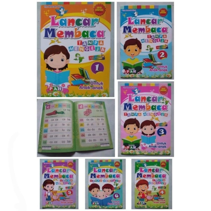 Jual Buku Lancar Membaca Tanpa Mengeja (Paket 6 Buku)-PAH | Shopee ... Jual Buku Lancar Membaca Tanpa Mengeja (Paket 6 Buku)-PAH | Shopee ...