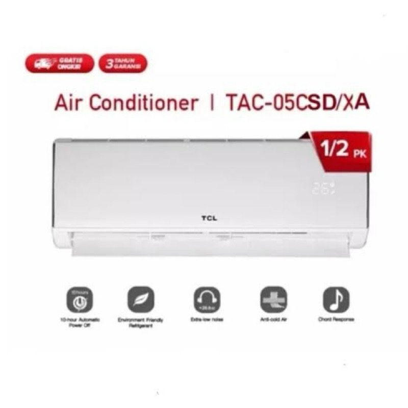Jual AC TCL TAC 05 CSD/XS2-ID 330watt (FREE PASANG BALIKPAPAN) | Shopee Indonesia