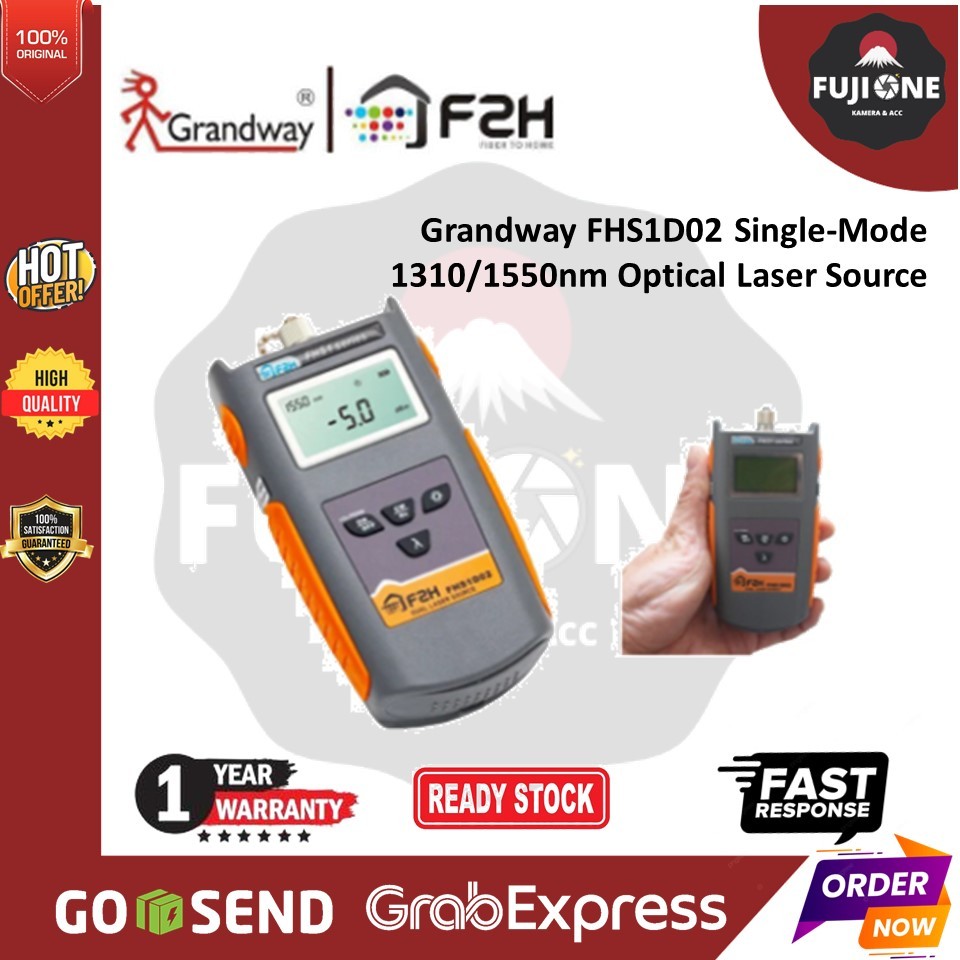 Jual Grandway FHS1D02 Single-Mode 1310/1550nm Optical Laser Source ...
