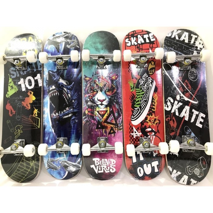 Jual SKATEBOARD /PAPAN SELUNCUR SIZE L ANAK DAN DEWASA | Shopee Indonesia