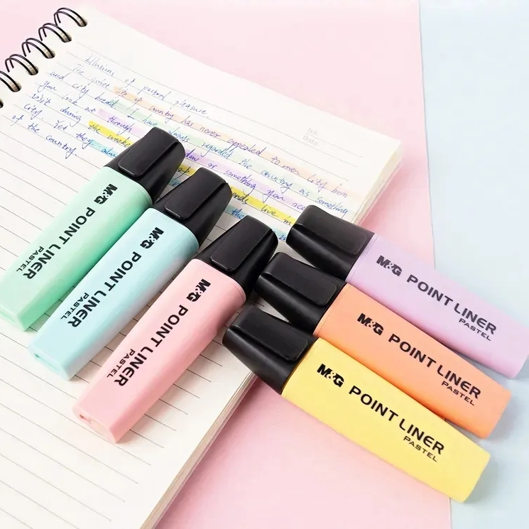 Jual M&G Point Liner Highlighter / Marker Spidol Penanda Warna Pastel ...