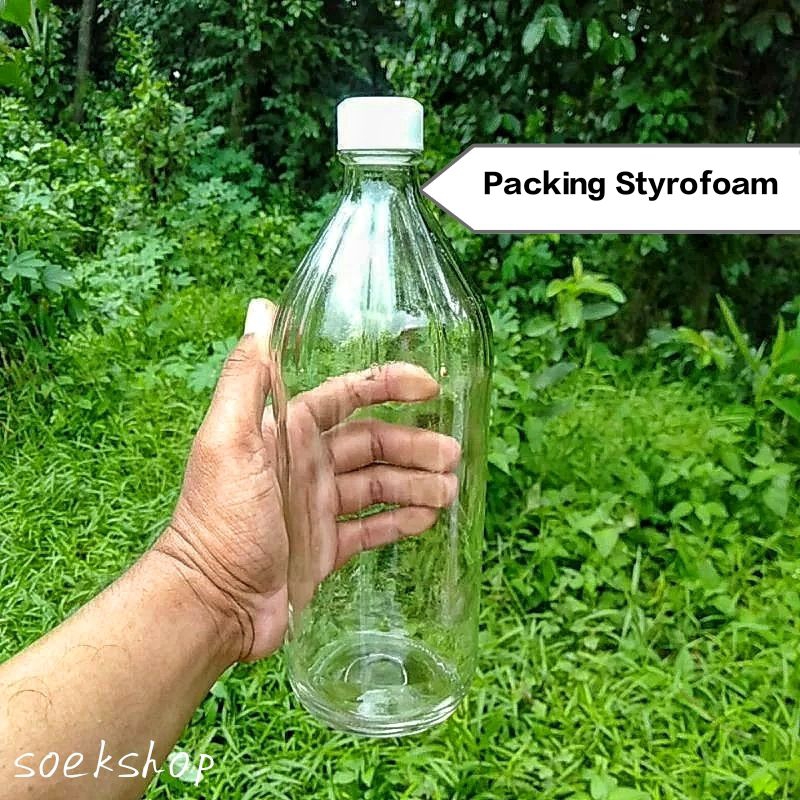 Jual BOTOL KACA APEL 1000ML, BOTOL JUS, BOTOL SIRUP | Shopee Indonesia