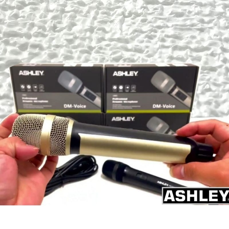 Jual mic microphone kabel ASHLEY DM VOICE ORIGINAL | Shopee Indonesia