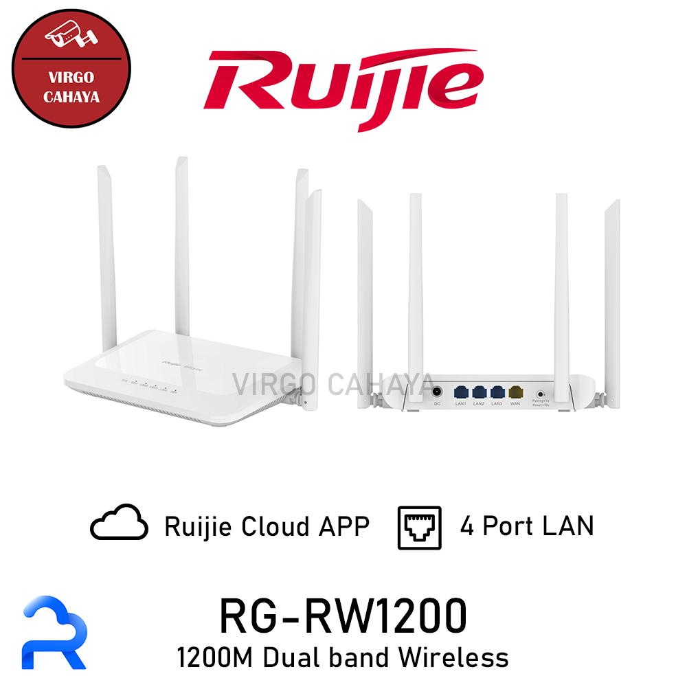 Jual Router Ruijie Reyee RG EW1200 1200M Dual band Wireless | Shopee ...