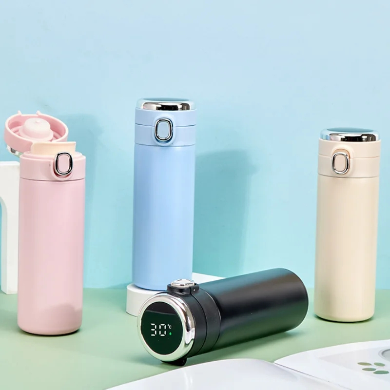 Jual Thermos LED Temperature Termos Stainless Steel Dengan Suhu Tampilan 420 ML | Shopee Indonesia