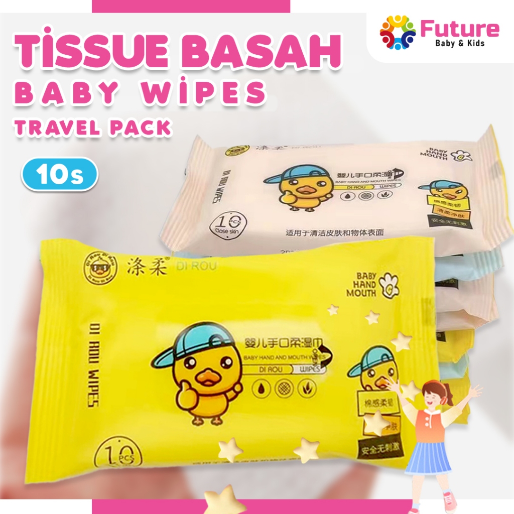 Jual Tissue Basah Bayi Mini Travel Pack Newborn Ganti Popok Diapers ...