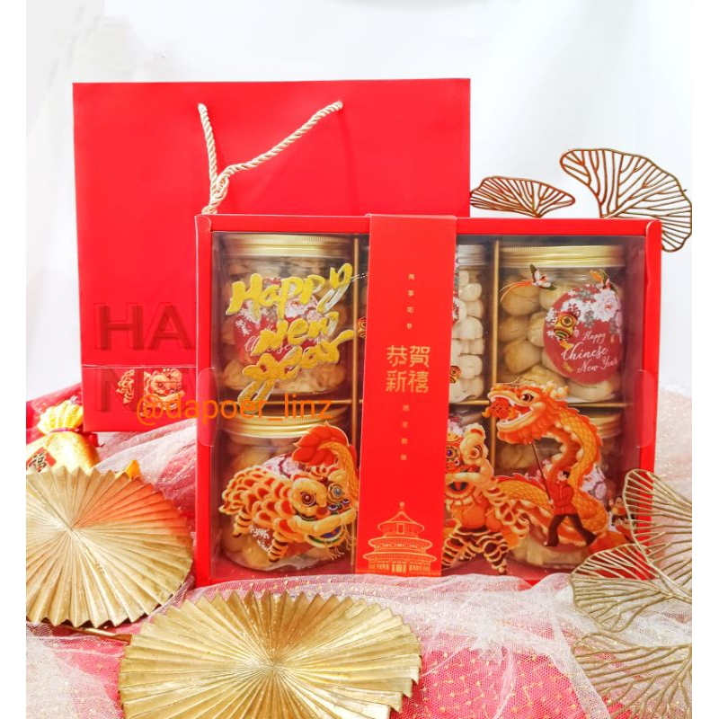 Jual box imlek / hampers imlek / box chinese new year / hampers chinese new year mewah | Shopee ...
