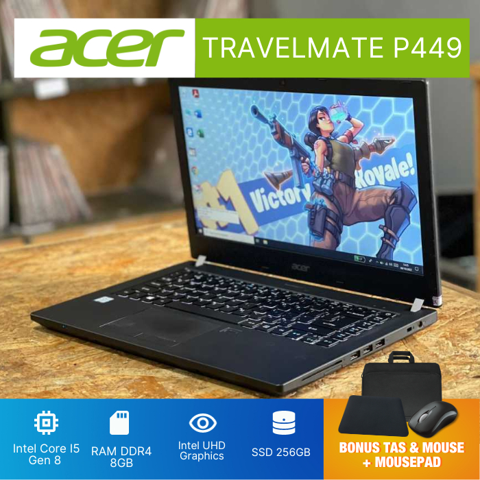 Jual Laptop Acer Travelmate P449 I5 GEN 8 RAM 8 8GB SSD 256 GB | Shopee Indonesia